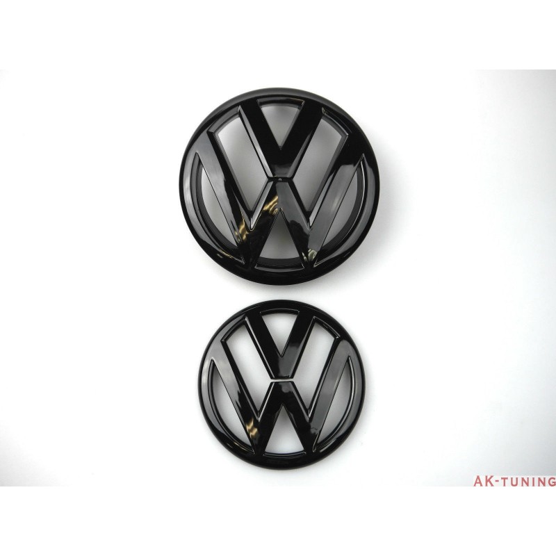 VW Golf MK7 R Blanksvart emblem fram & bak | AK-Tuning