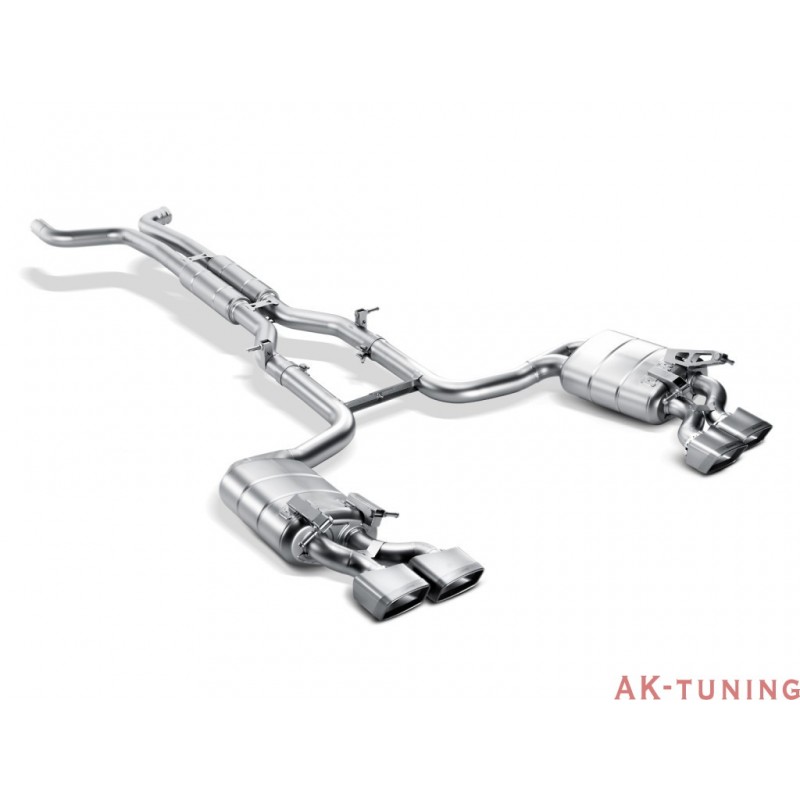 Mercedes C63 AMG 2008-2014 (W204) - Akrapovic Evolution Line, Titan med ...