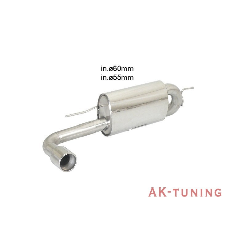 BMW - F20 120d - xd (190hk - B47) 2015 - - Rostfritt bakre ljuddämpare ...