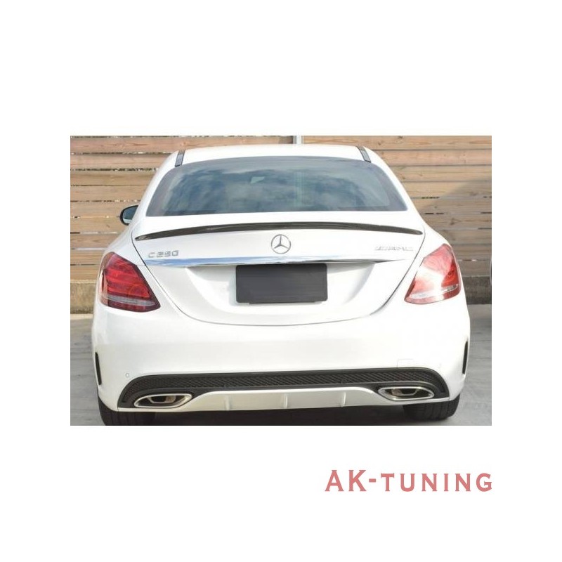 SPOILER MERCEDES W205 4 Dörrars LOOK AMG Kolfiber | AK-Tuning